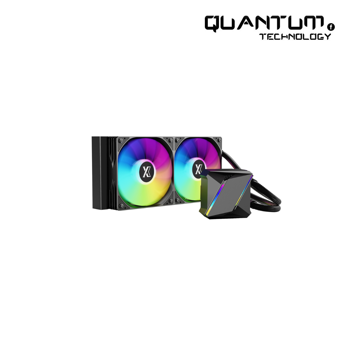 Xastra LP240 ARGB Black | 240 mm Dual-Fan Liquid Cooler – Quantum ...