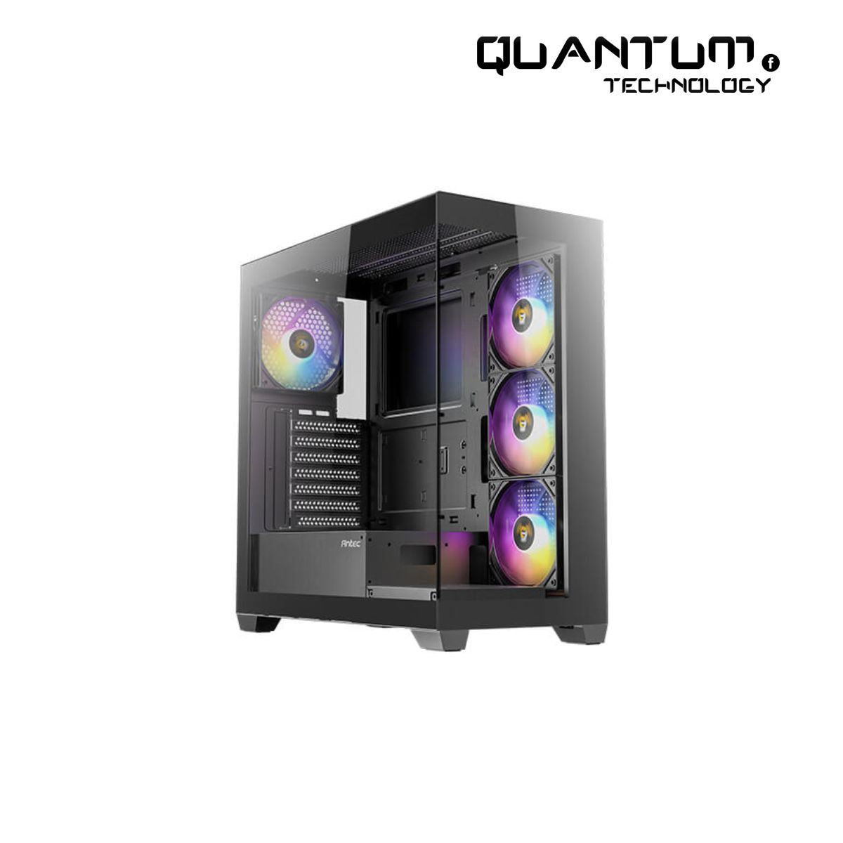 Antec CX300 ARGB Mid Tower Case with 4×ARGB Fans + Antec ATOM B750 80 ...