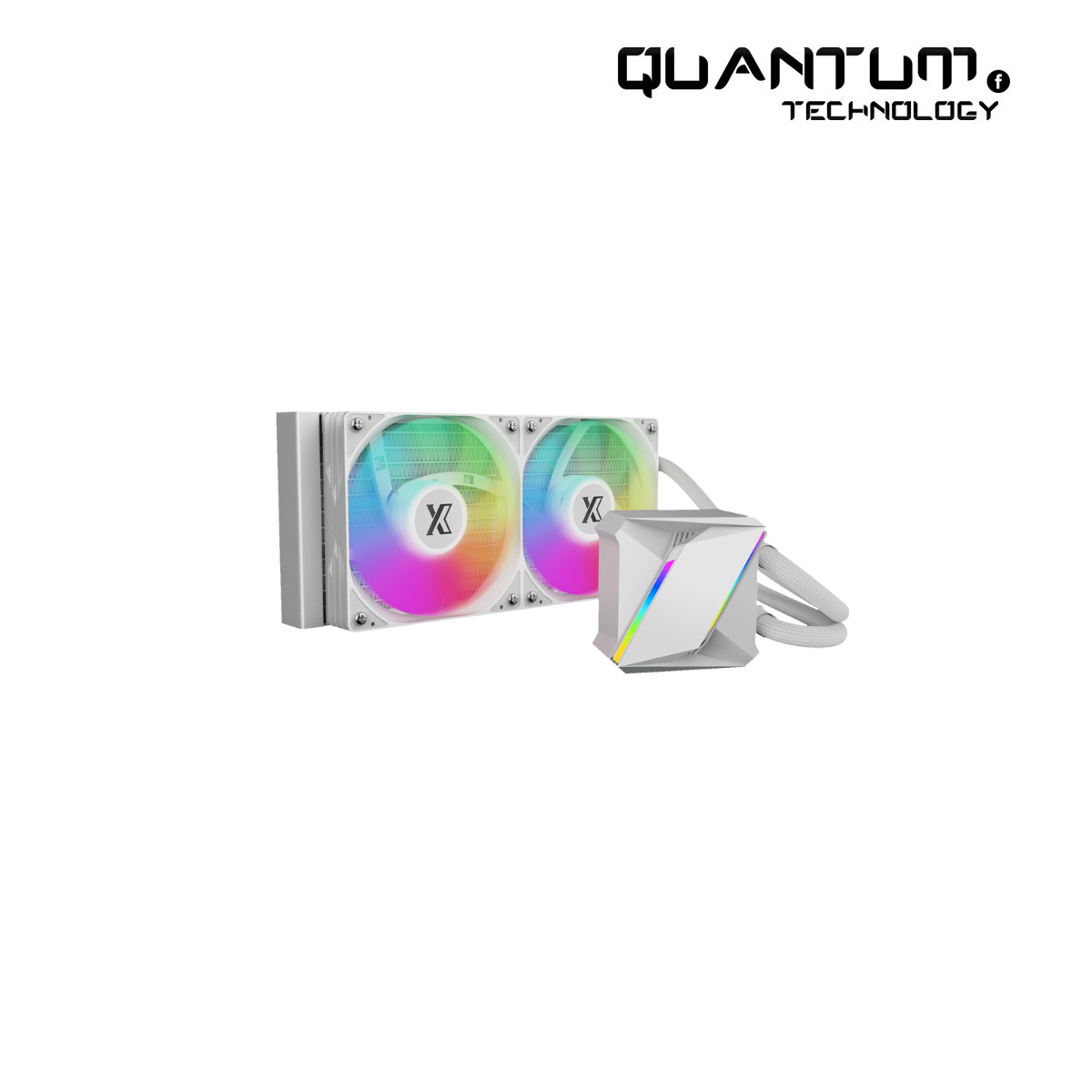Xastra LP240 ARGB White | 240mm Dual-Fan White Liquid CPU Cooler ...