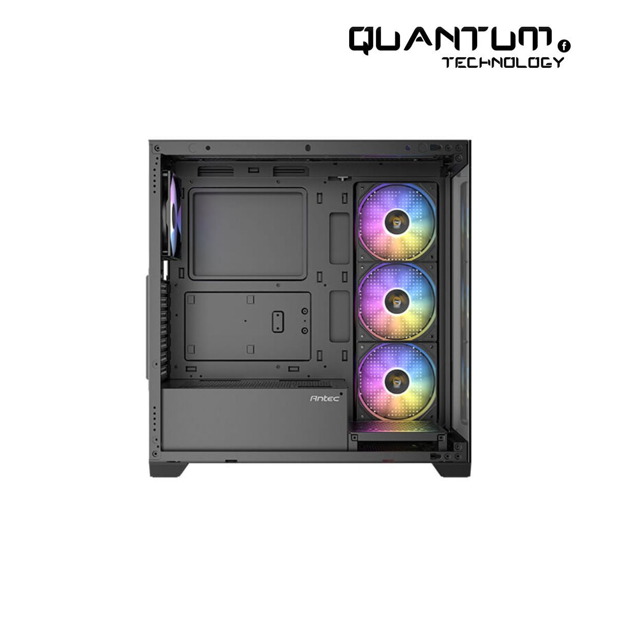 Antec CX300 ARGB Mid Tower Case with 4×ARGB Fans + Antec ATOM B750 80 ...