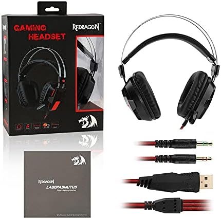 Redragon H201 Gaming Headset 7.1 - Surround Sound, Noise-Canceling Mic ...