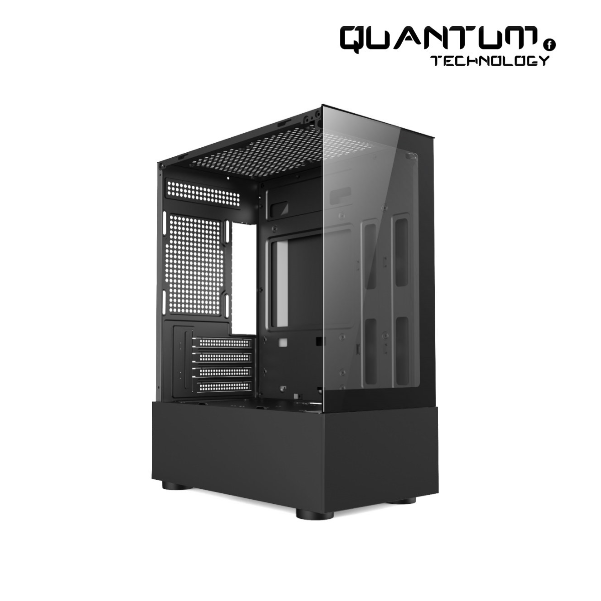 ARKTEK AK-33 Black Case with 3 Prism ARGB Fans and 600W PSU – Quantum ...
