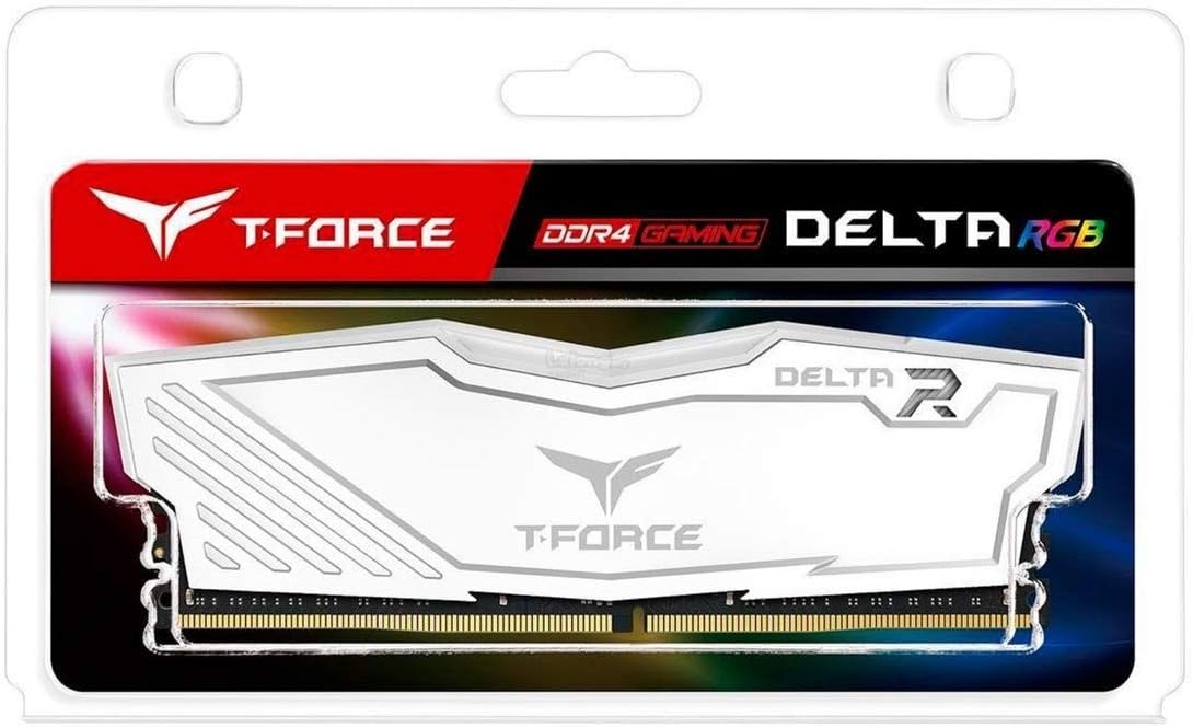 Ram Team T-Force Delta RGB DDR4 8GB 3200MHz CL16 White – Quantum Technology