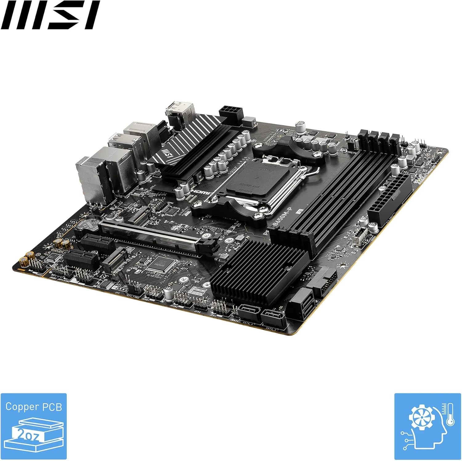 MSI B650M-E PRO | AMD B650 mATX | AM5 Socket | DDR5 Motherboard ...