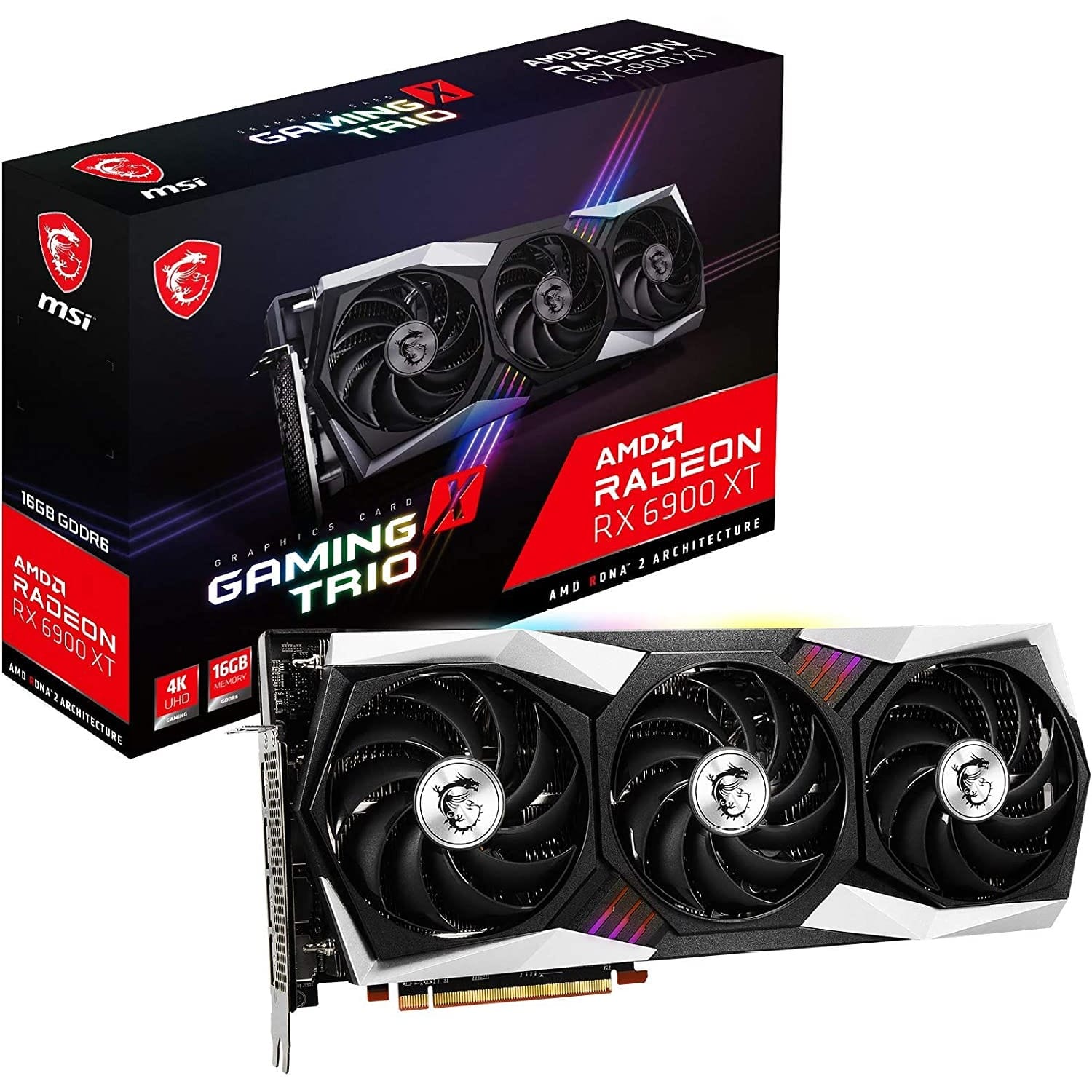 MSI Radeon RX 6900 XT Gaming X Trio 16GB GDDR6 – Quantum Technology