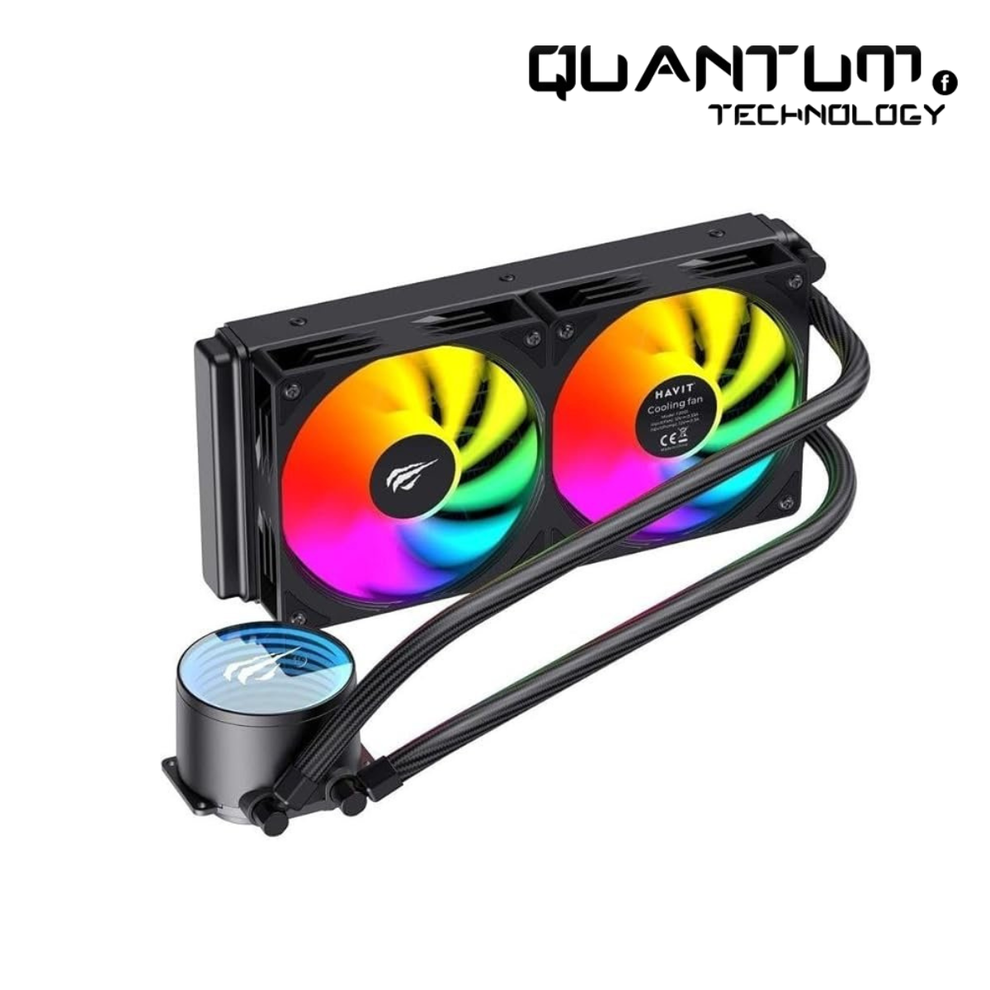 Havit Gamenote F2001 240mm Liquid CPU Cooler – Dual ARGB Fans – Quantum ...