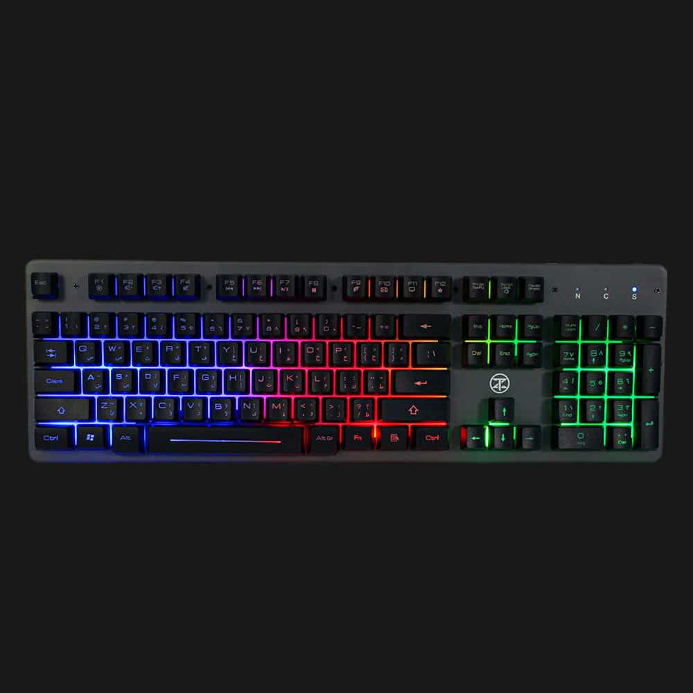 TechnoZone E4 Gaming Membrane Keyboard – Quantum Technology